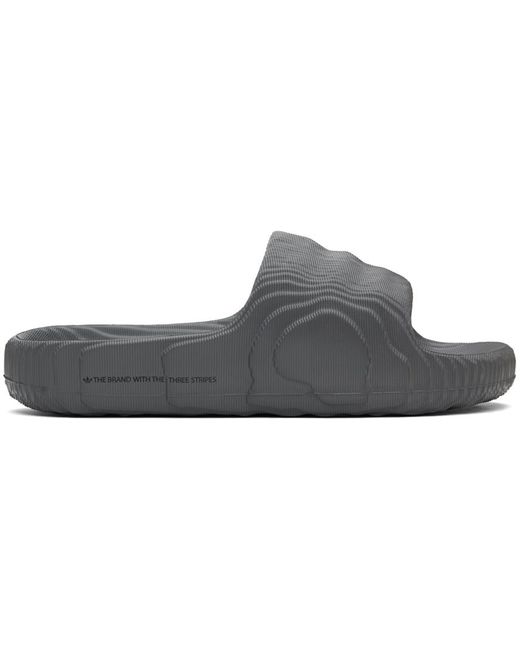 adidas Originals Adilette 22 Pool Slides in Black for Men | Lyst
