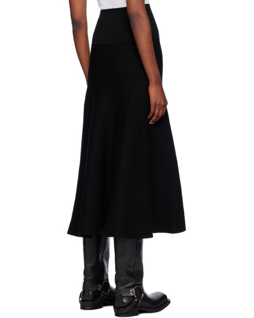 Frankie Shop Gabrielle Maxi Skirt in Black | Lyst
