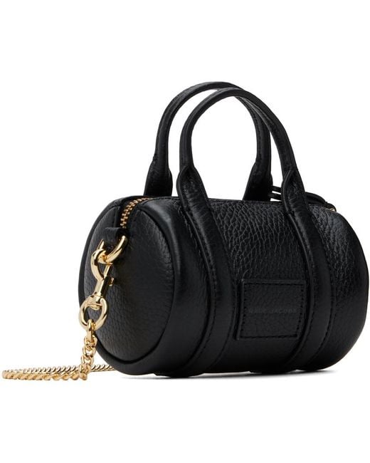 Marc Jacobs 'The Leather Nano' Duffle Bag in Black | Lyst