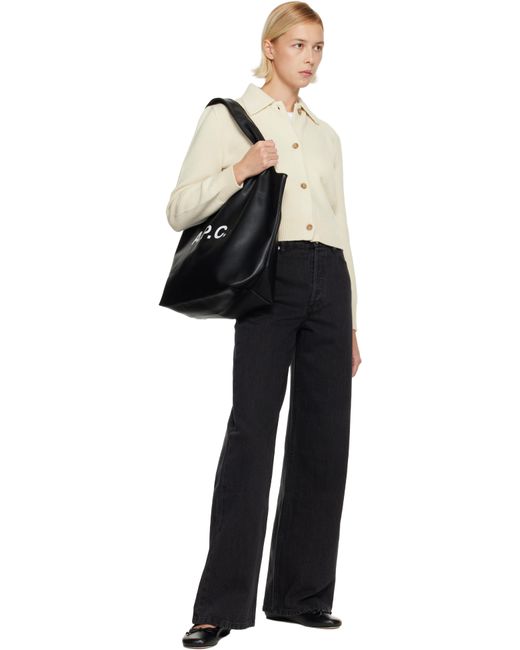 A.P.C. Ninon Tote in Black for Men | Lyst UK