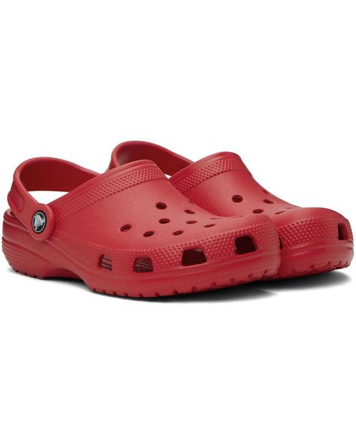Crocs™ Red Classic Clogs | Lyst