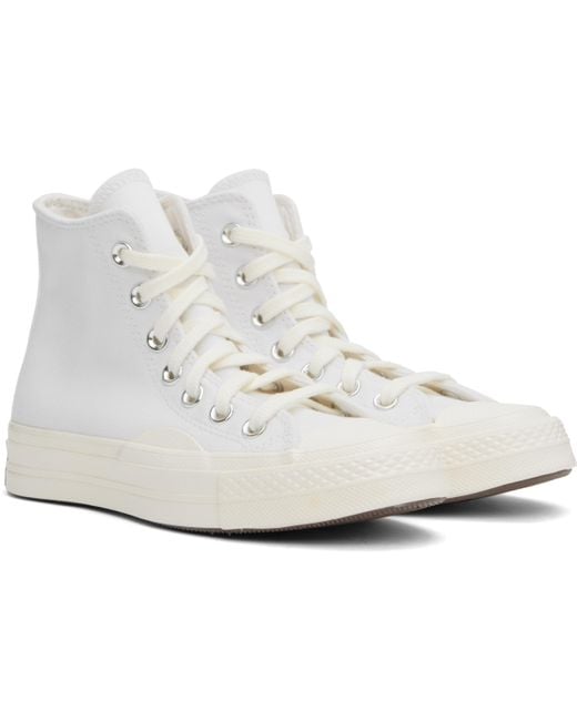 Converse Chuck 70 Textured High Top Sneakers in Black | Lyst