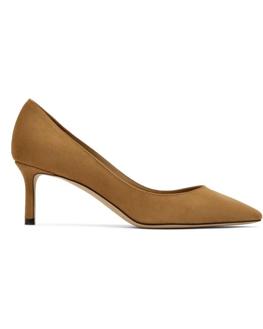 Jimmy Choo Tan Romy 60 Heels in Black | Lyst