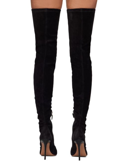 Paris Texas Black Amanda Tall Boots | Lyst