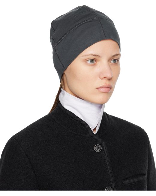 Rier Polar Jersey Beanie in Black | Lyst UK