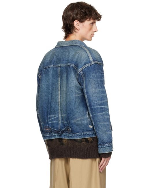 Junya Watanabe New Manual Edition Denim Jacket in Blue for Men | Lyst