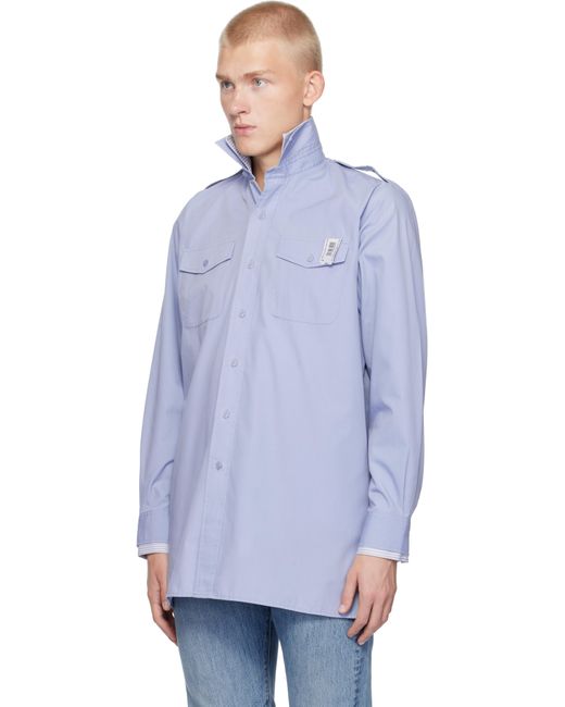PROTOTYPES Double Reversible Shirt in Blue for Men | Lyst