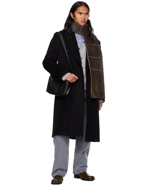 Our Legacy Shearling Scarf in Black for Men | Lyst UK
