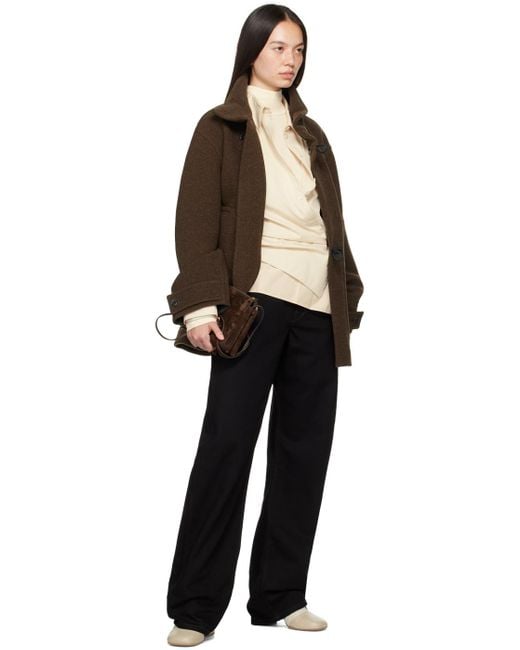Lemaire Loose-Fit Jacket in Brown | Lyst