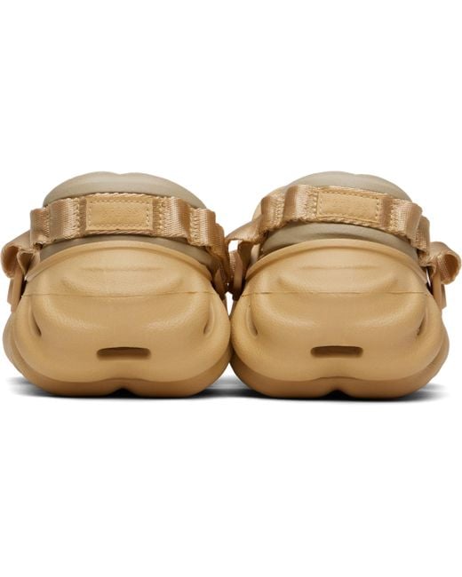 Crocs™ Tan Echo Clogs in Black for Men | Lyst
