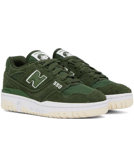 New Balance 550 Sneakers in Green | Lyst