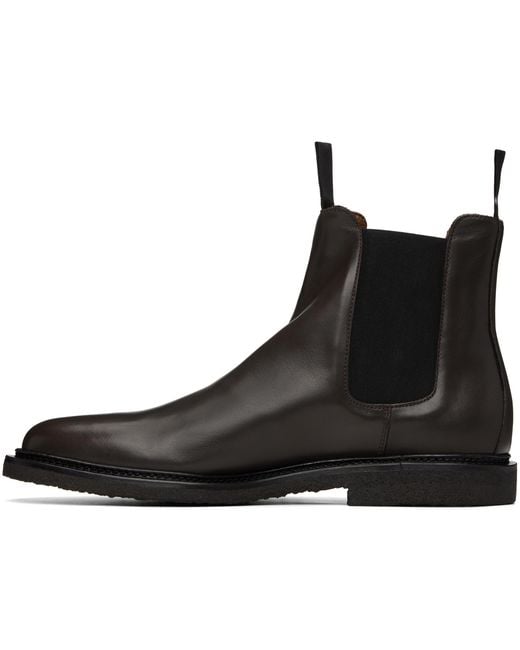 Common Projects Leather Chelsea Boots in Black for Men | Lyst UK