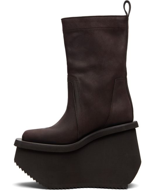 Rick Owens Concordians Factory Boots in Black for Men | Lyst UK