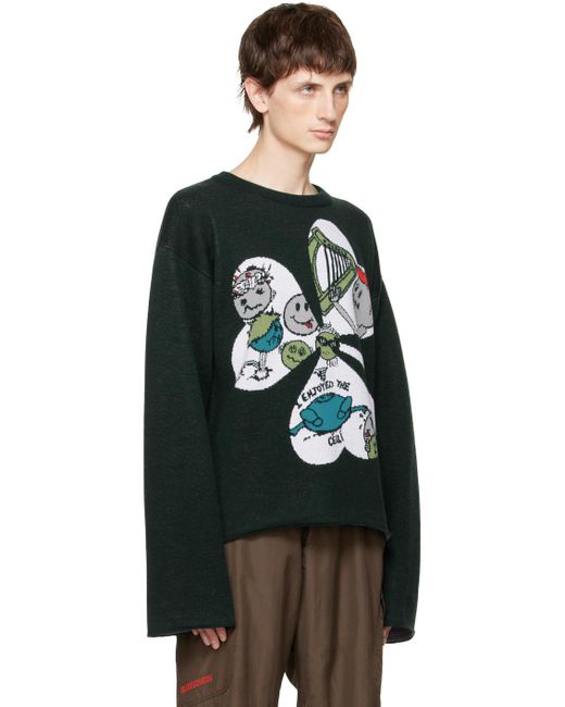 Robyn Lynch Boxy Sweater in Black for Men | Lyst