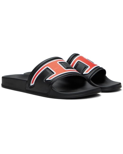DIESEL Sa-Mayemi D Slides in Black for Men | Lyst