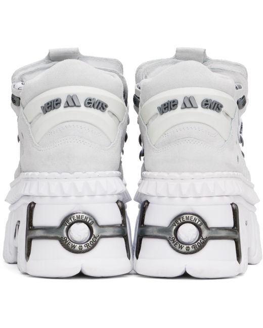 Vetements New Rock Edition Fire Platform Sneakers in Black | Lyst UK