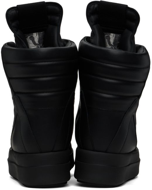 Rick Owens Hollywood Mega Geobasket Sneakers in Black for Men | Lyst
