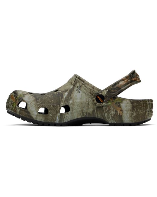 Crocs™ Khaki Realtree Apx Classic Clogs in Black for Men | Lyst