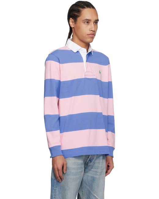 Polo Ralph Lauren 'The Iconic Rugby' Polo in Blue for Men | Lyst