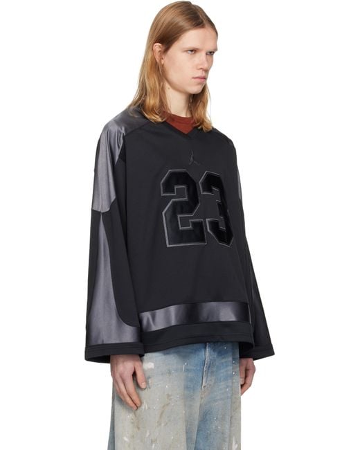 Nike Brooklyn Collegiate Hockey Jersey in Black for Men | Lyst UK