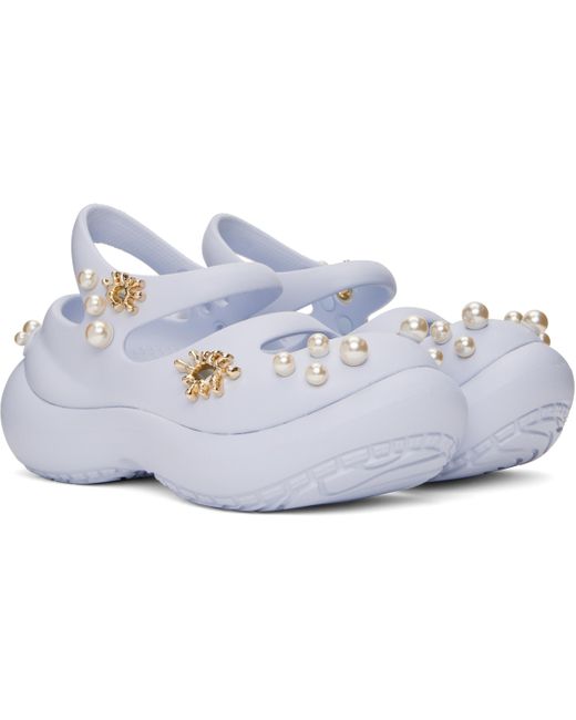 Crocs™ Phaedra Embellished Heeled Sandals in Black | Lyst