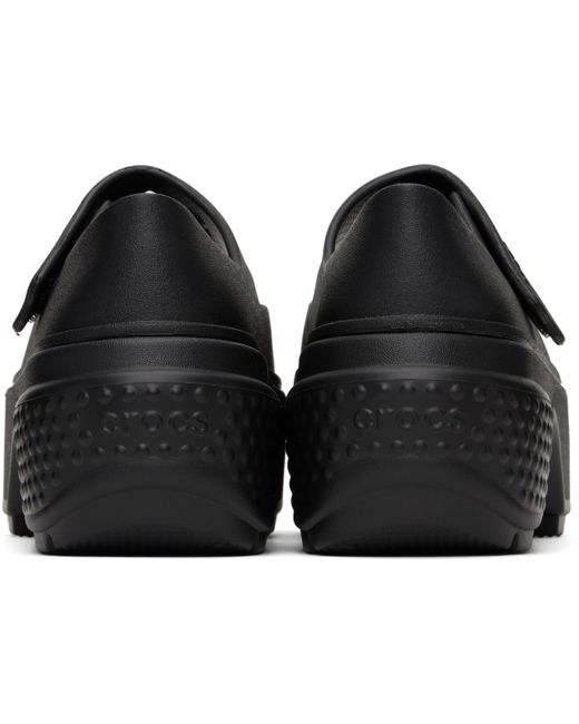 Crocs™ Stomp Mary Jane Slip-On Loafers in Black | Lyst