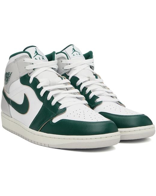 Nike Air Jordan 1 Mid Se Sneakers in Black for Men | Lyst