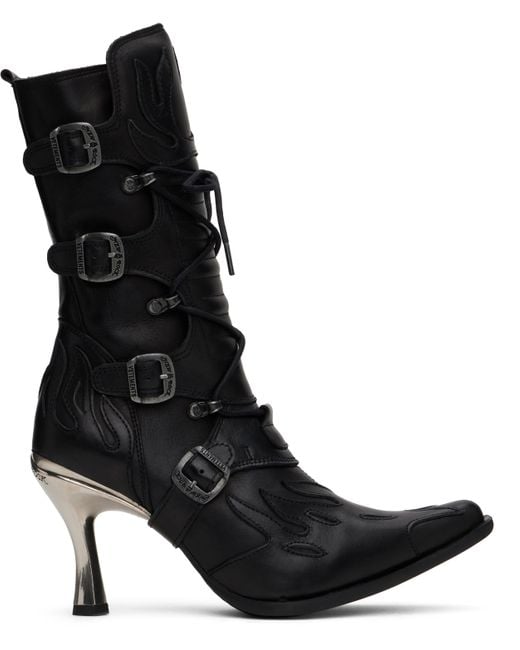 Vetements New Rock Edition Rockstar Boots in Black | Lyst UK
