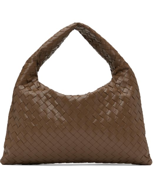 Bottega Veneta Taupe Small Hop Bag in Brown | Lyst