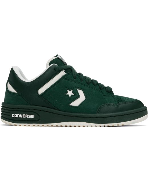 Converse Weapon Leather Low Top Sneakers in Green for Men | Lyst