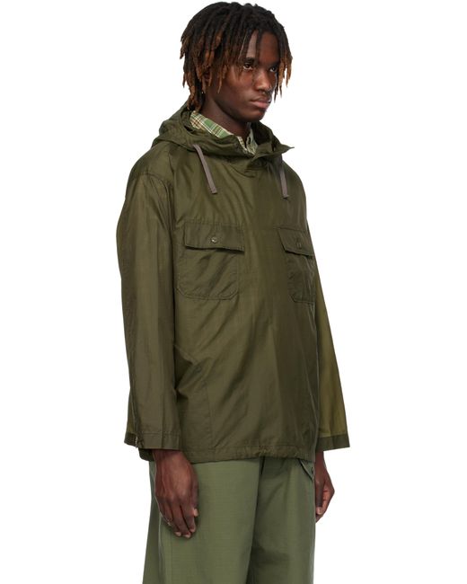 Engineered Garments Khaki Cagoule Jacket in Green for Men | Lyst