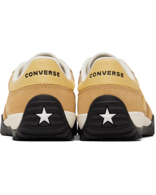 Converse Tan Run Star Retro Sport Low Top Sneakers in Black for Men | Lyst