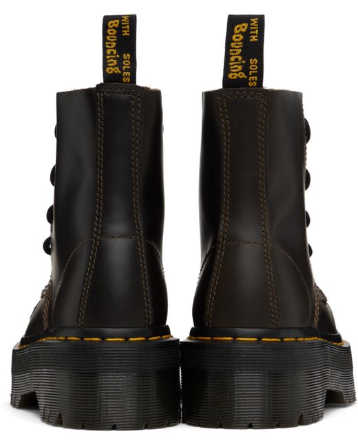 Dr. Martens Sinclair Leather Platform Boots in Black | Lyst