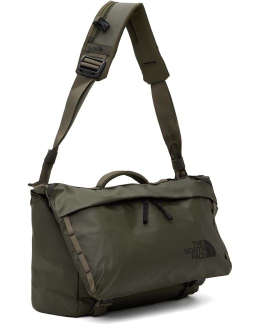The North Face Khaki Base Camp Voyager Messenger Bag in Black for Men ...