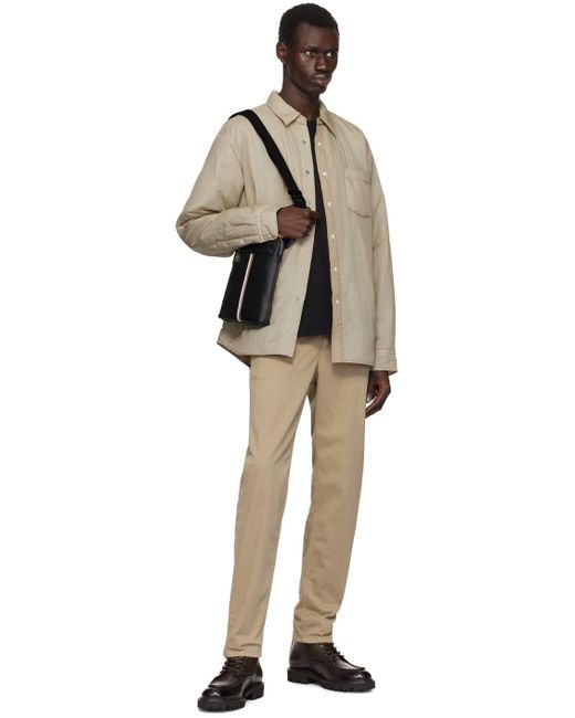 BOSS Leather Apron-Toe Lace-Up Boots in Black for Men | Lyst