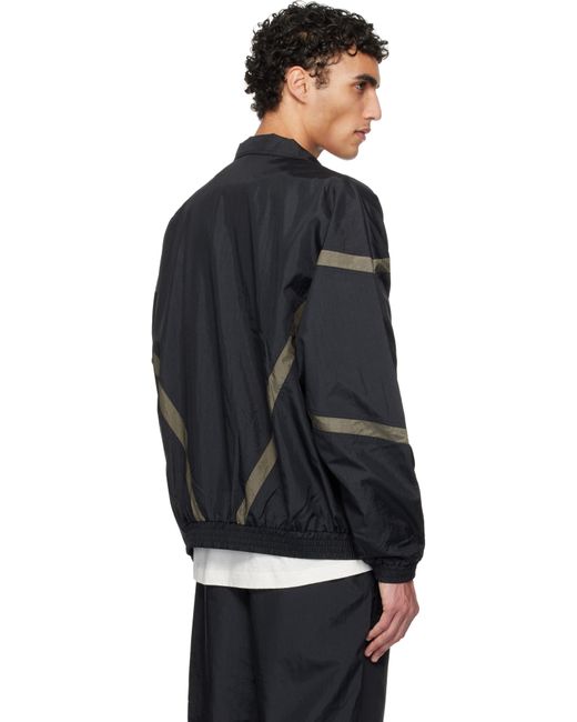 Wacko Maria Nylon Track Jacket in Black for Men | Lyst