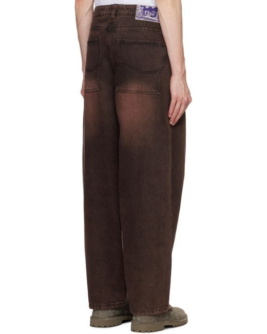 Dime Classic Baggy Jeans in Brown for Men | Lyst