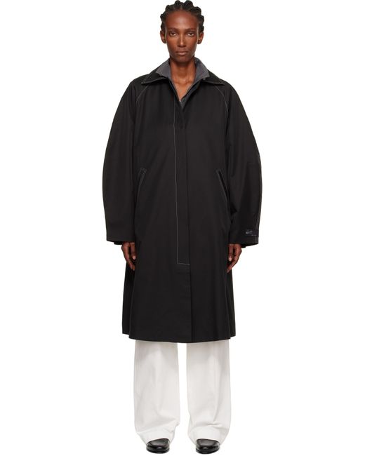 Cordera Relaxed Trench Coat in Black | Lyst UK