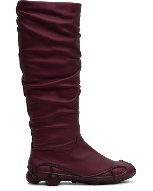 Ecco Burgundy Kiko Kostadinov Edition Eileen Boots in Red | Lyst UK