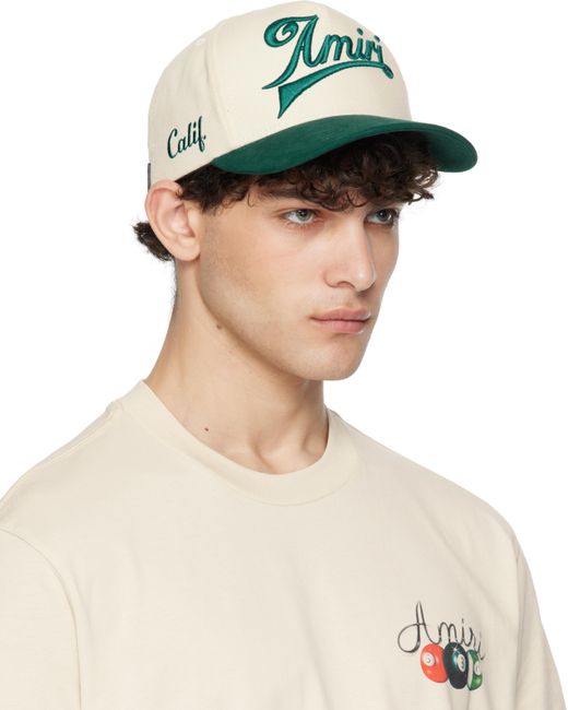 Amiri Off- '' Two Tone Canvas Cap for Men | Lyst