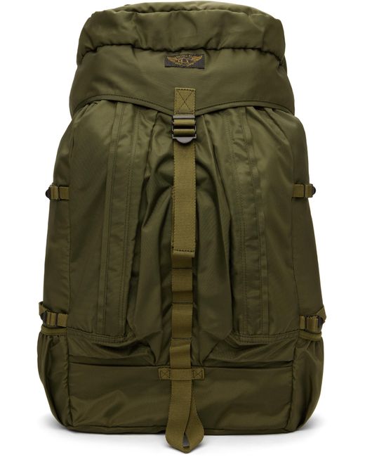RRL Nylon Canvas Utility Backpack in Green for Men | Lyst