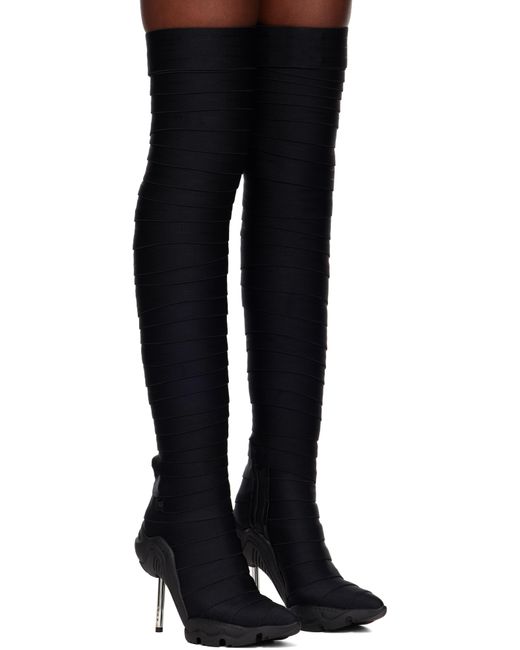 Rombaut Dysphoria Bandage Tall Boots in Black | Lyst