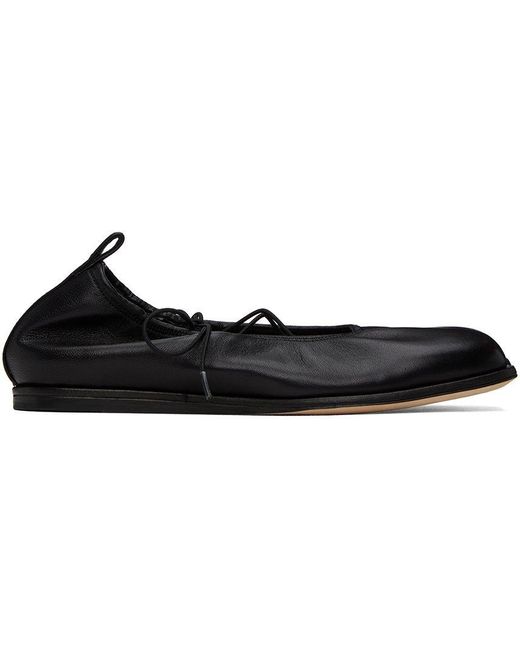 Simone Rocha Heart Toe Ballerina Flats in Black | Lyst
