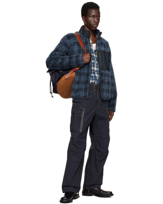 RRL Rucksack Denim Backpack in Blue for Men | Lyst