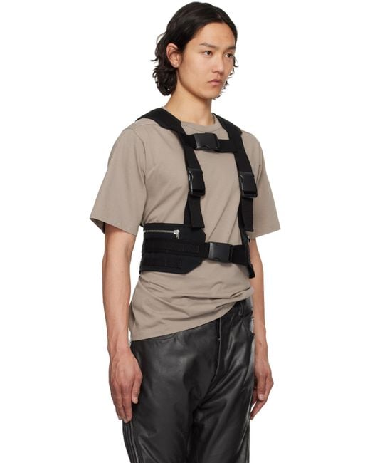 Rick Owens Hollywood Harness Vest in Black for Men | Lyst