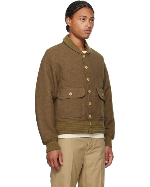 Visvim Khaki Dayton Jacket in Brown for Men | Lyst