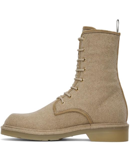 Max Mara Baker Boots in Natural | Lyst