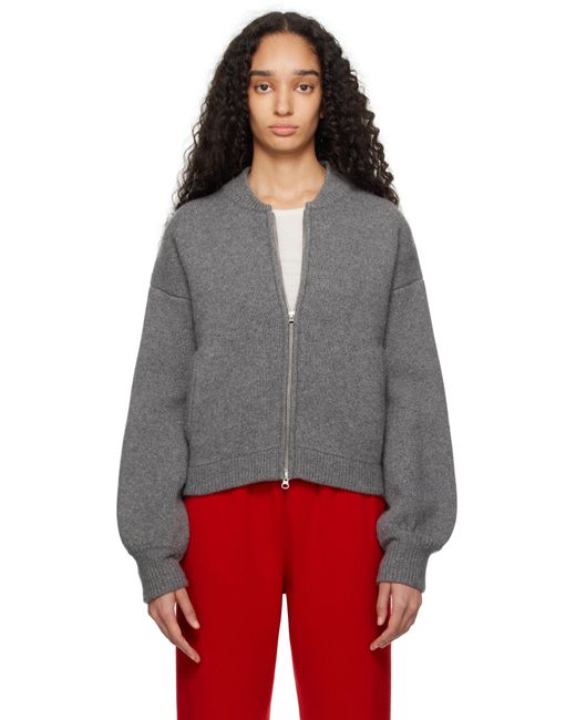arch4 Carisle Cardigan in Gray | Lyst