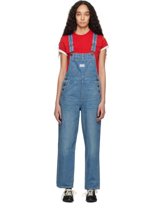 Levi's Vintage Denim Overalls in Blue | Lyst
