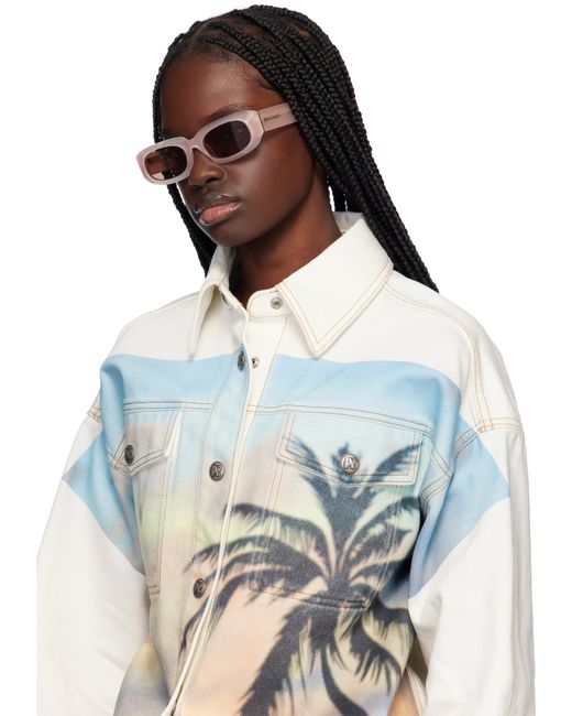 Palm Angels Noah Sunglasses in Black | Lyst UK